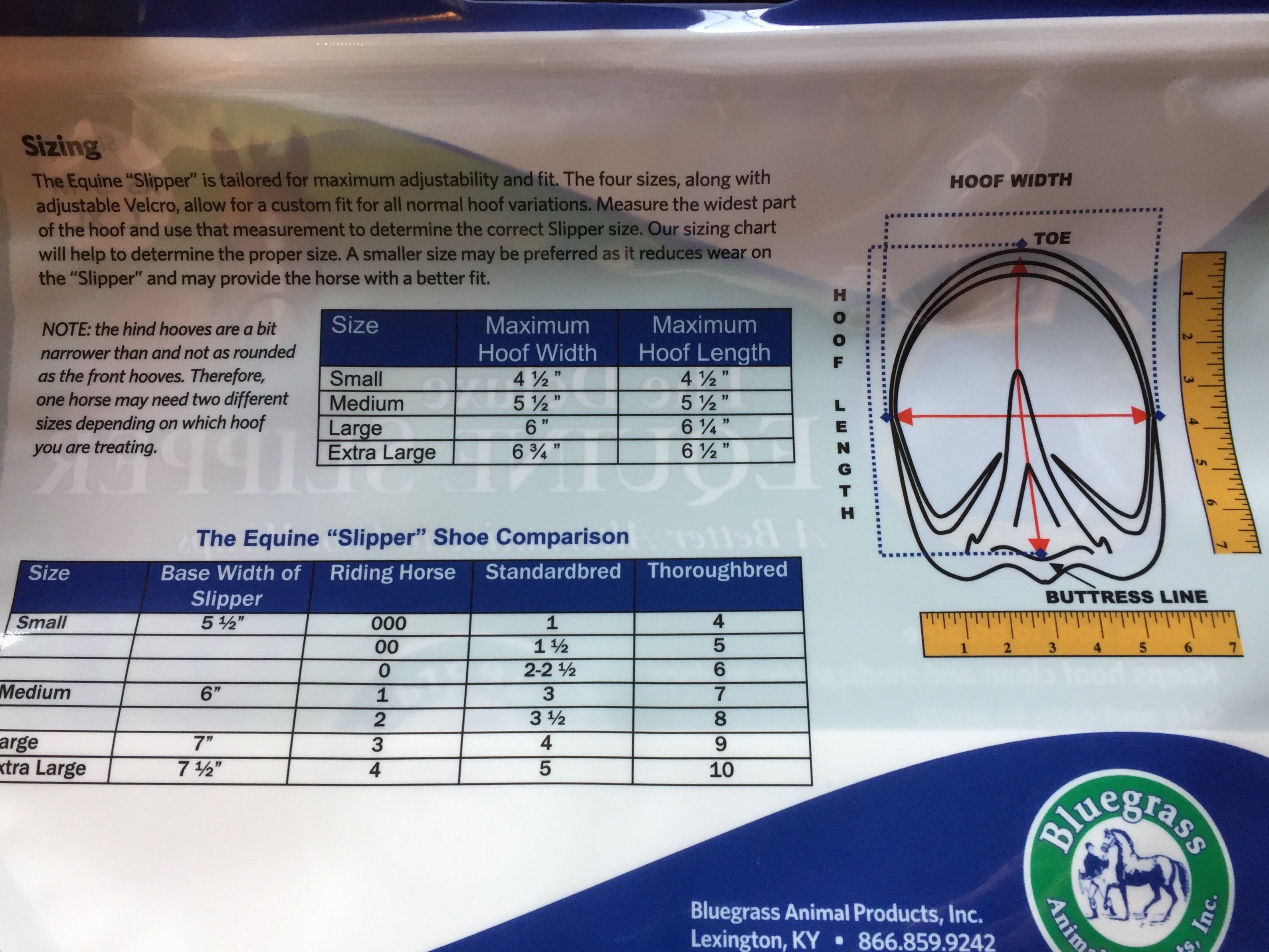 EQ-SLIPPER – Bluegrass Animal Products